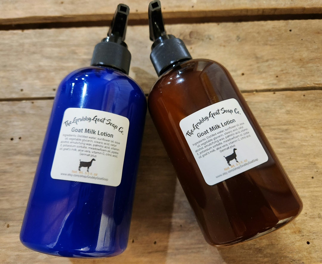 Natural Goat Milk Lotion Pump Container Body and Hand Moisturizer for ...