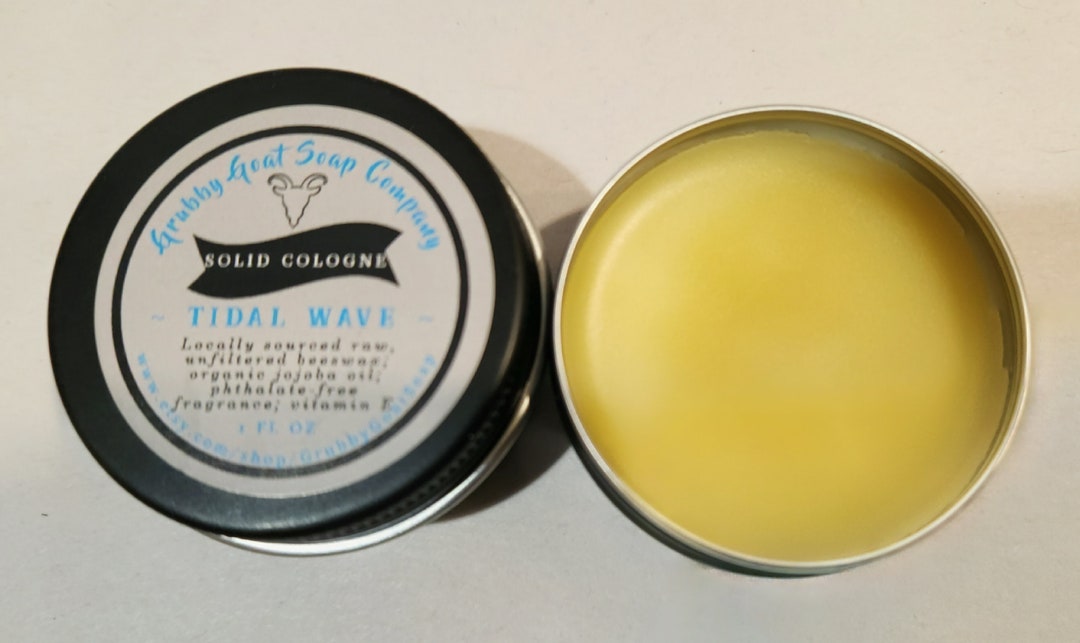 Solid Cologne Cool Water Tidal Wave Clean Fresh Scent Paraben, Alcohol ...