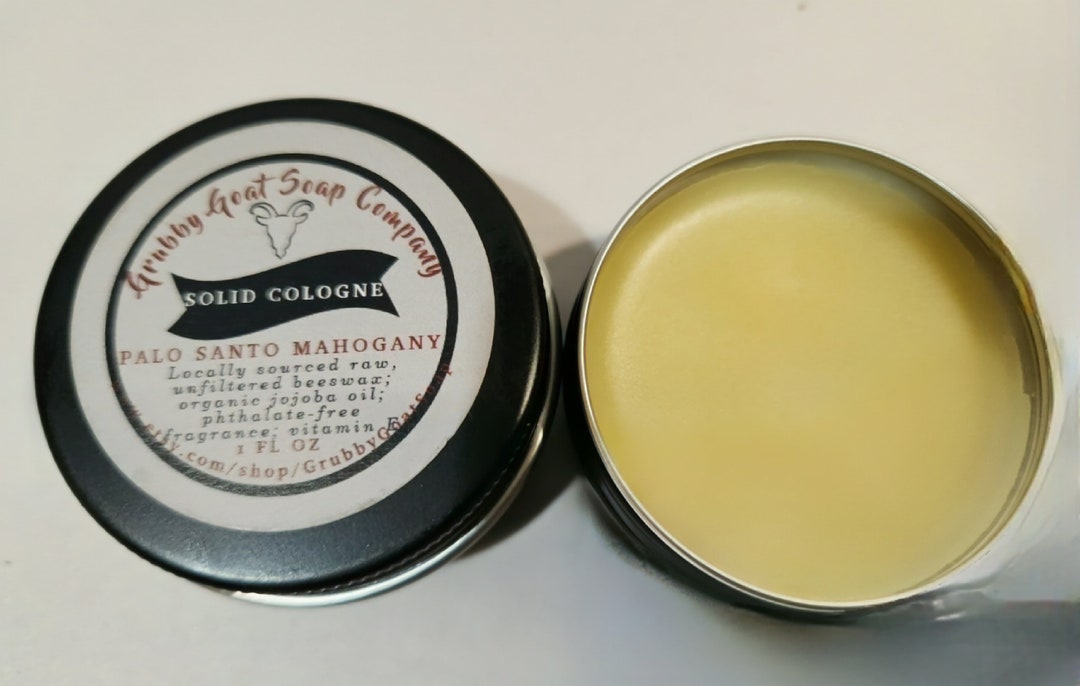 Solid Cologne Palo Santo Mahogany Crisp Clean Fresh Scent Paraben ...