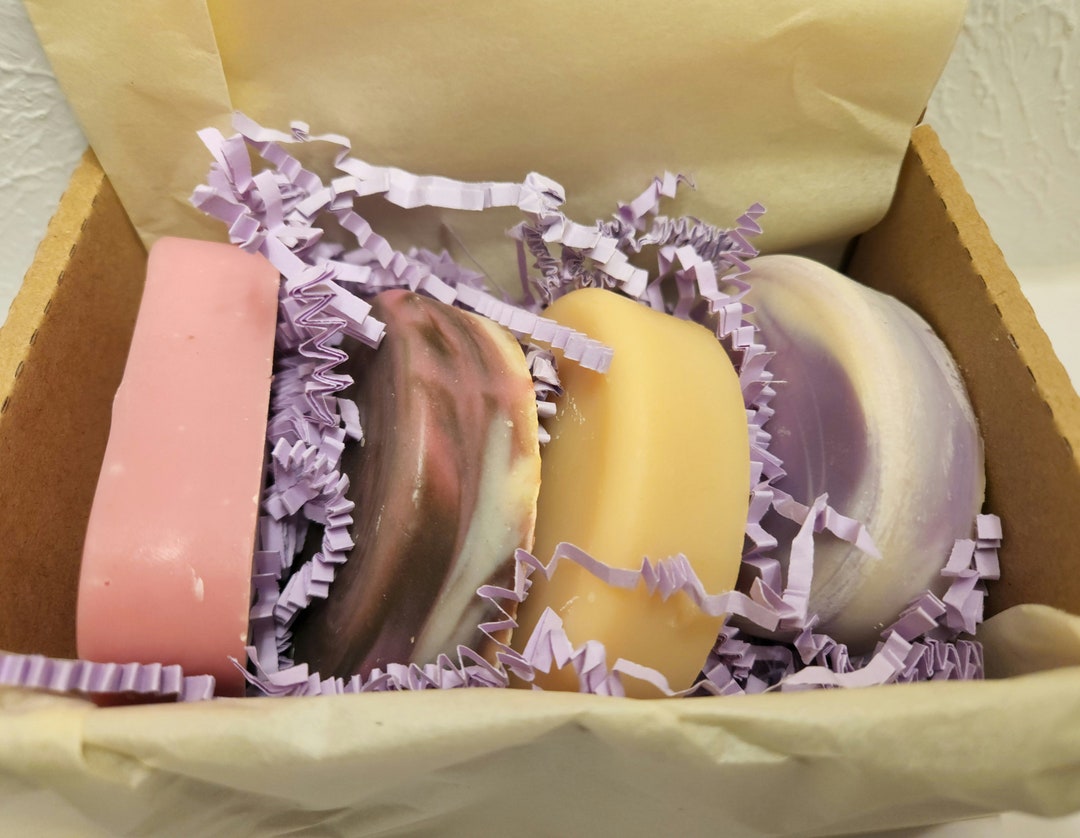 Goat Milk Soap Gift Sampler Set Floral, Fruity, Coffee, Masculine ...