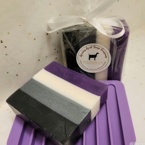 ACE Asexual Pride Flag Goat Soap LGBTQ Personal Self Care Bath and Body ...