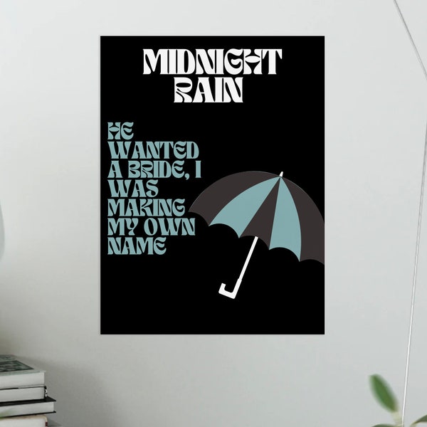 Taylorswift Midnight Rain - Etsy