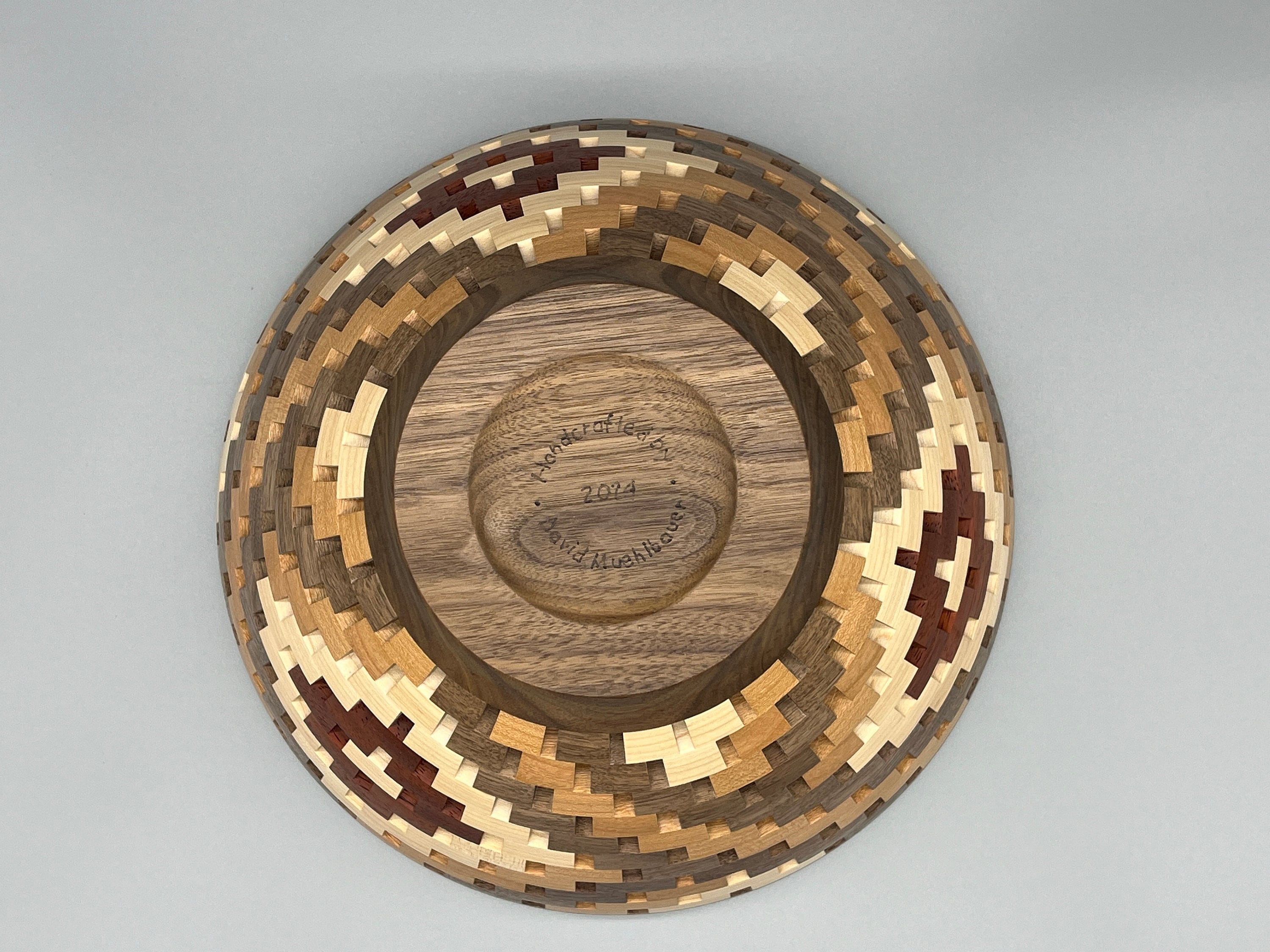 Open Segment Bowl - Maple, Walnut, Cherry and Padauk - Etsy