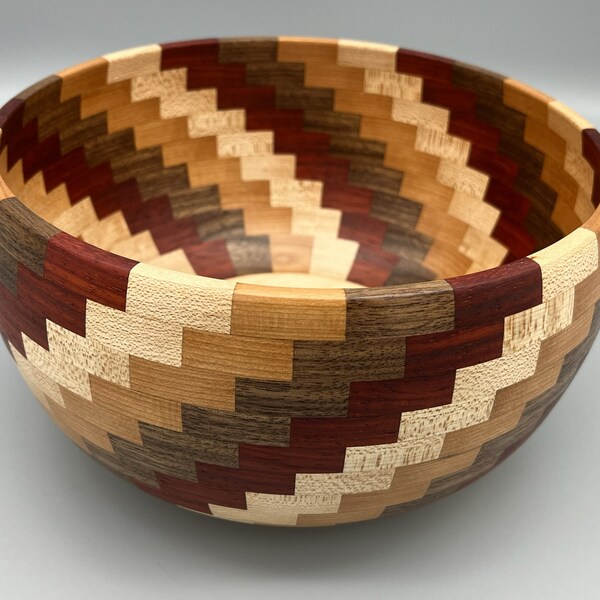 Segmented Wood Bowl - Etsy