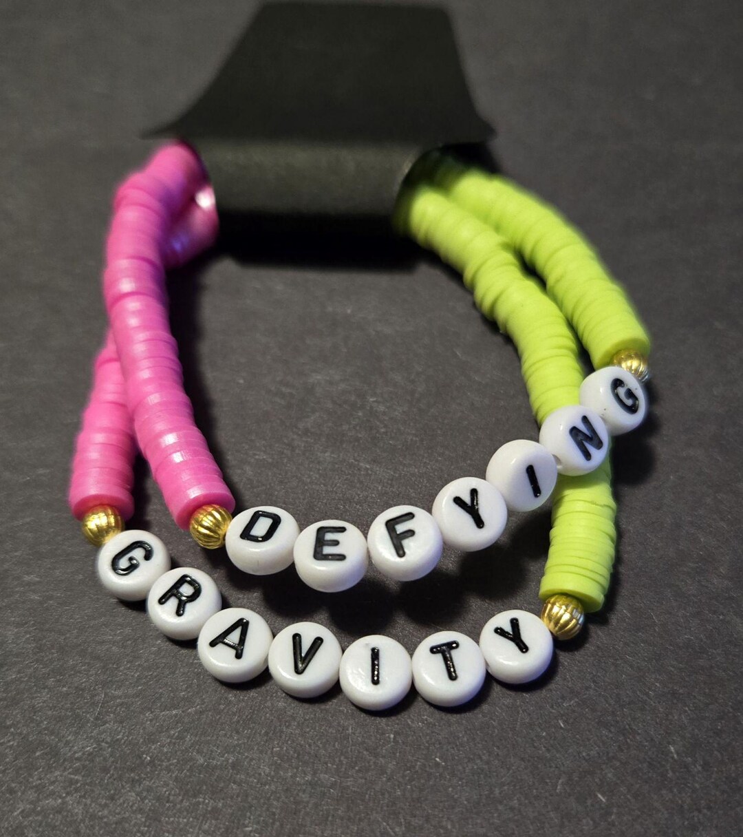 Custom Beaded "defying Gravity" Bracelets - Personalized Jewelry | Bulk ...