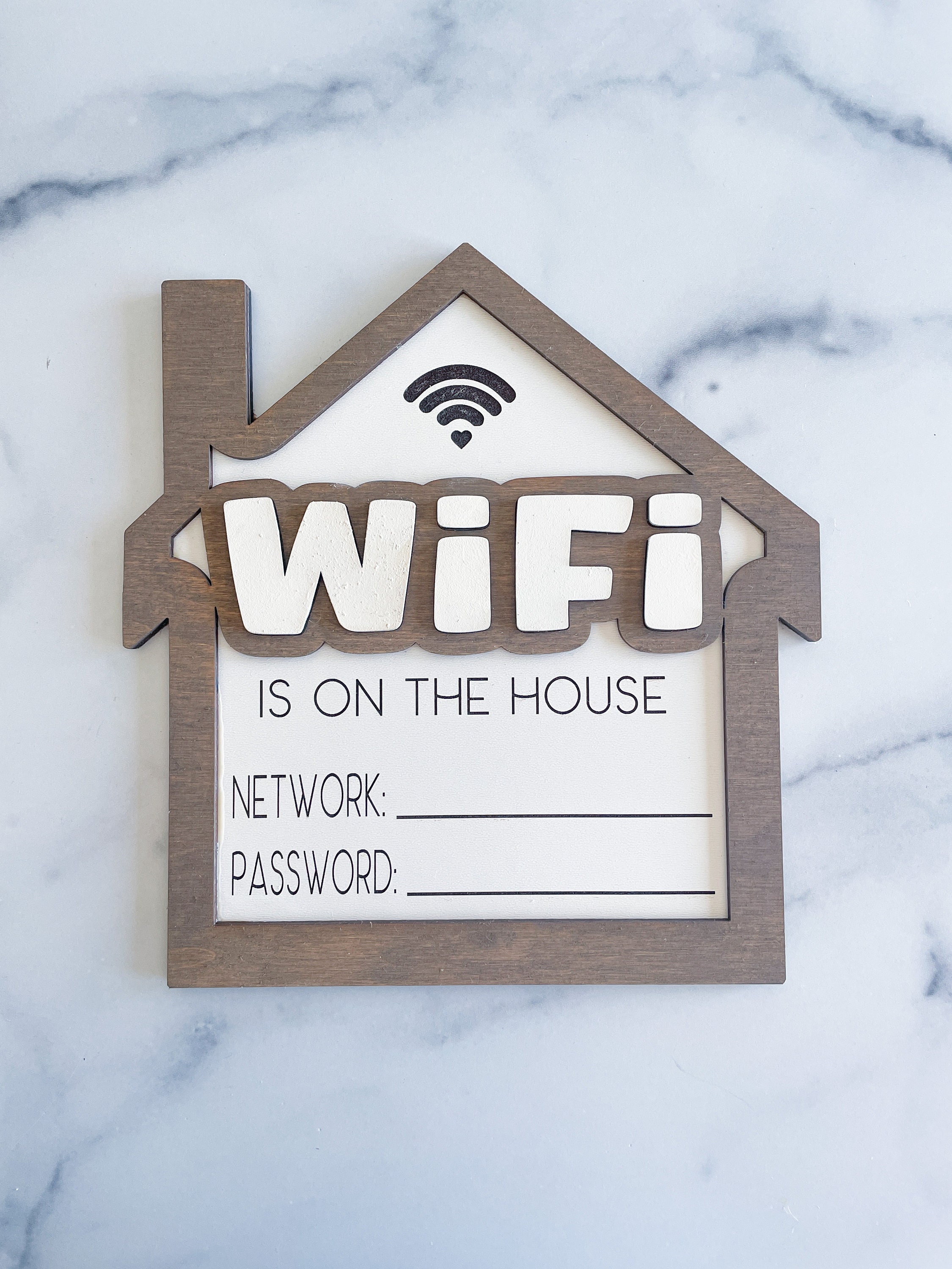Wifi is on the House Sign Wifi Sign Wifi Guest Sign Wifi | Etsy