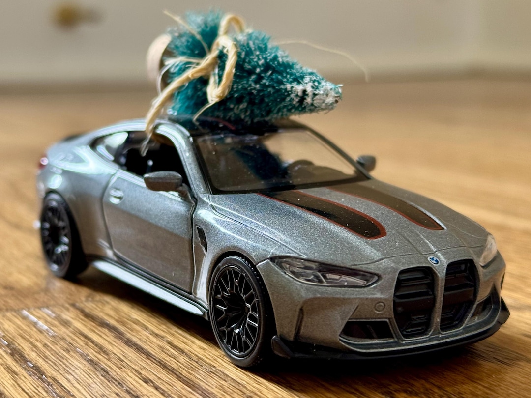 BMW M4 CSL With Christmas Tree, Bmw Christmas, Bmw Ornament, Gifts for ...