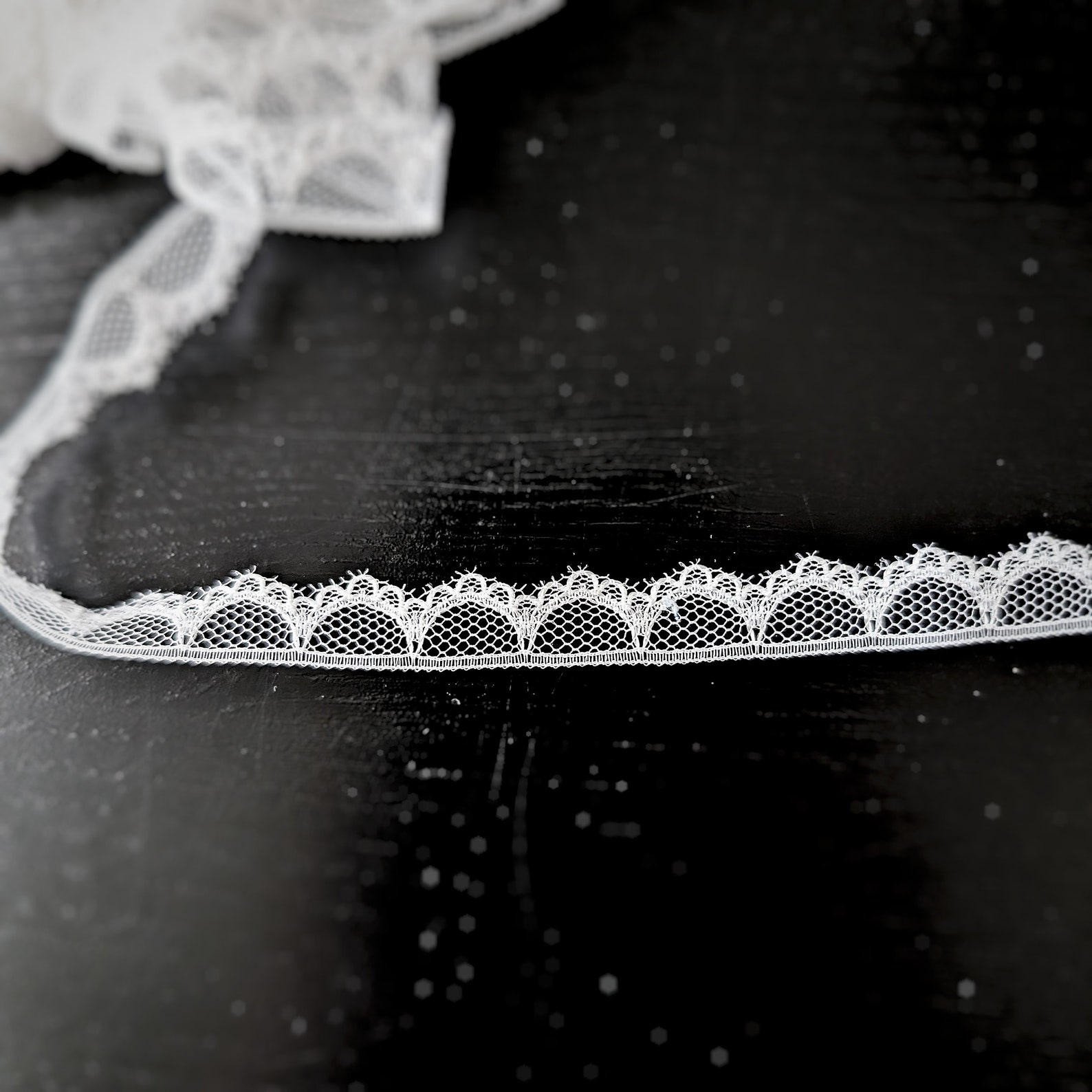 Narrow White Scalloped Lace Trim Sewing - Etsy