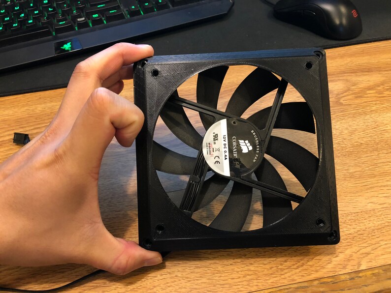 120 to 140 mm Fan adapter Custom pc modding 3d printed | Etsy