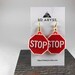 Mini Stop Sign Earrings Light Weight Durable 3D Abyss Cute | Etsy