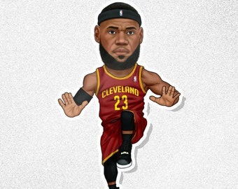 Lebron James Decal - Etsy