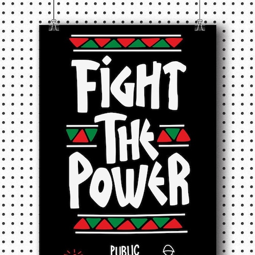Public Enemy Poster Fight the Power Hip Hop Poster Song - Etsy