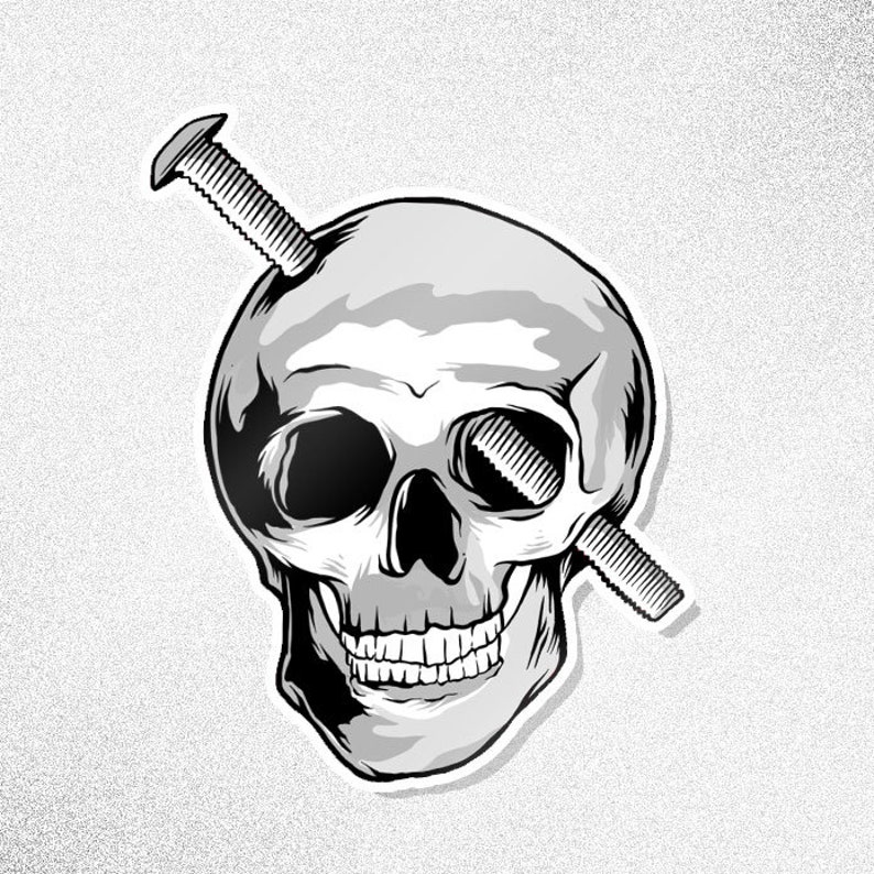 DJ Screw Sticker screw Head Sticker Screwed up - Etsy