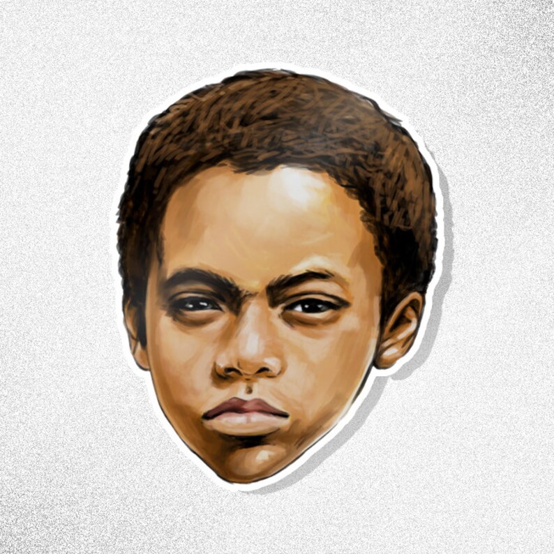 Nas Sticker illmatic Face Nas as a Child 90s - Etsy