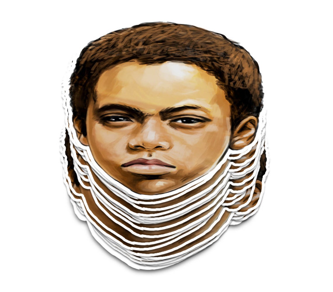 Nas Sticker illmatic Face Nas as a Child 90s - Etsy
