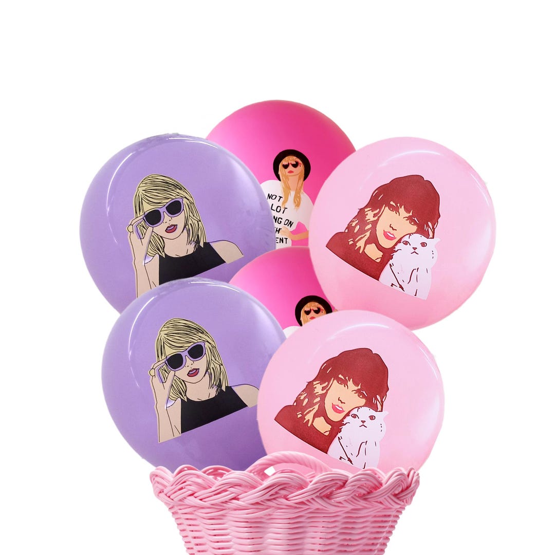 Taylor Swift Birthday Party Balloons Swiftie Themed Party Decorations ...