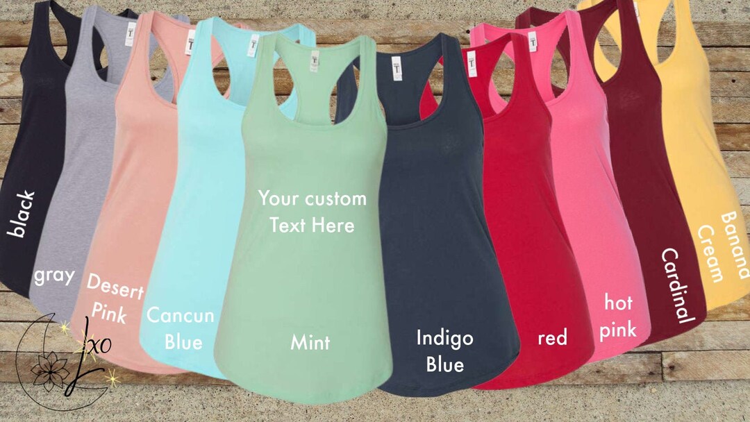 Create Your Own Tank Top, Custom Tank Top, Custom Shirt, Personalized ...