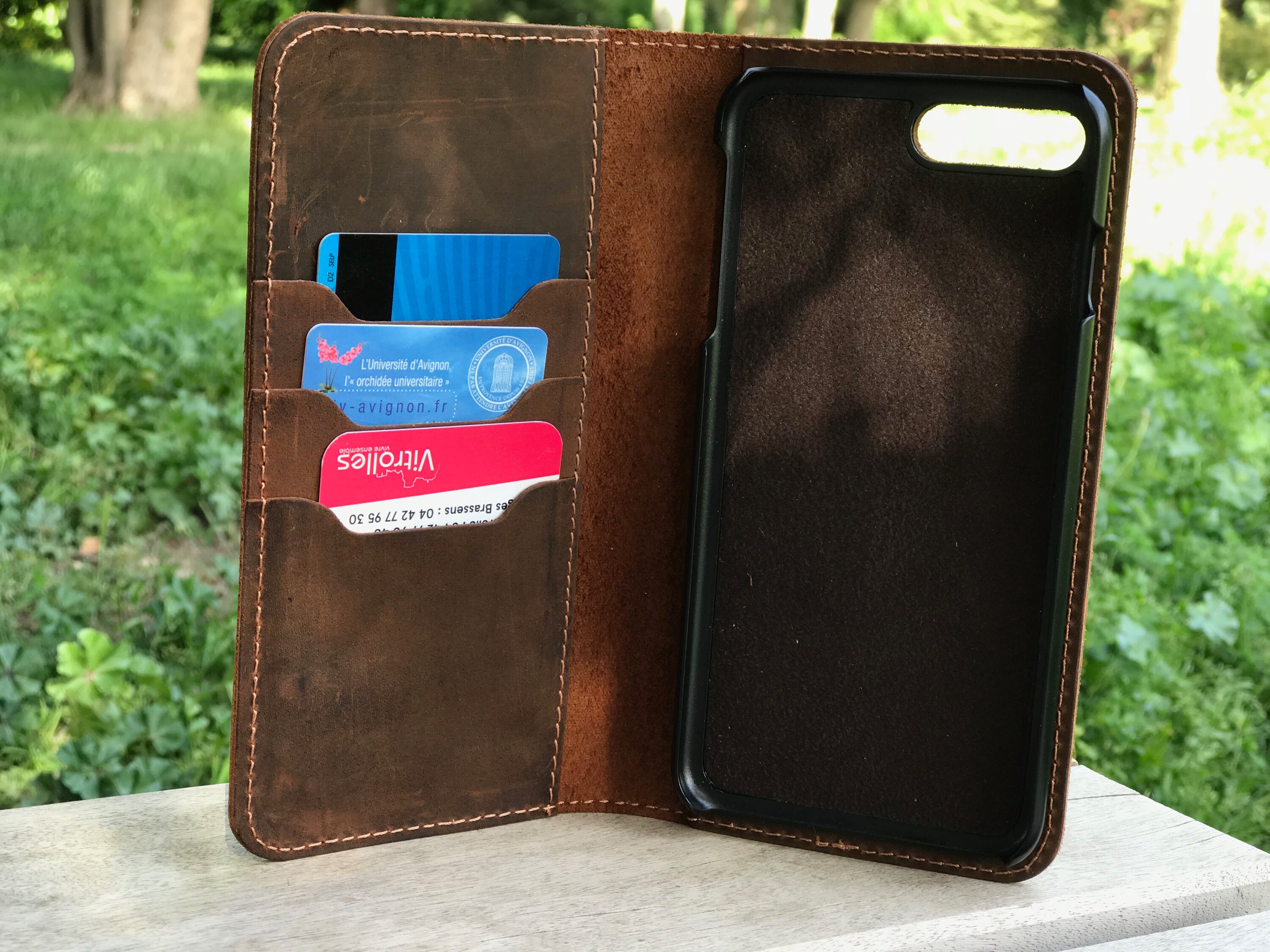 IPhone 6 s Plus cas, iPhone 6 s Plus étui en cuir, Folio Flip Housse ...