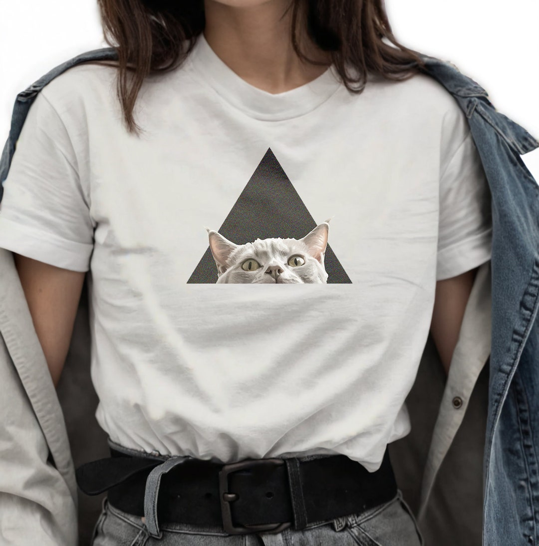 Cute Cat Gift for Her Birthday Party Favor Cat Lover Gift Tshirt Custom ...