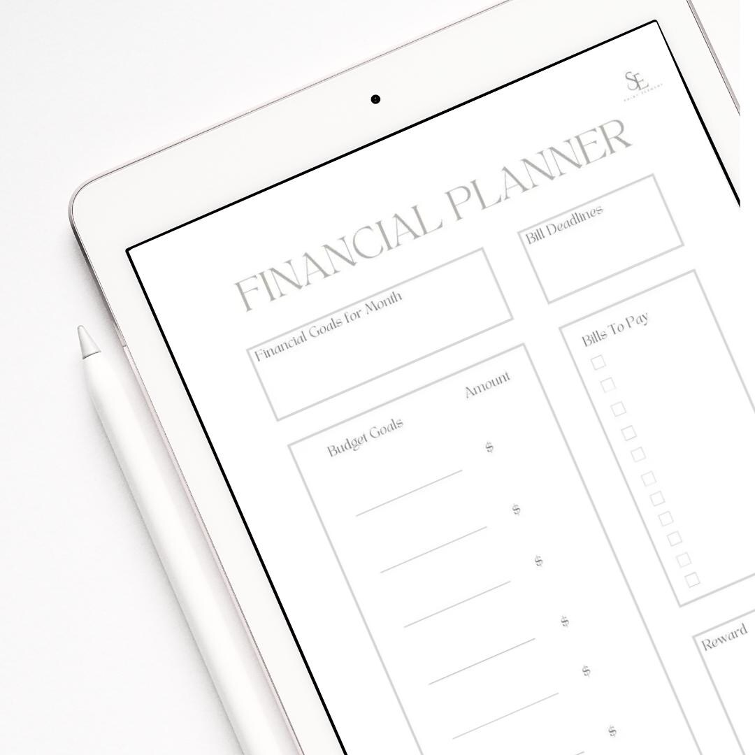 Financial Planner Printable, Budget Tracker, Daily Expense Log, Monthly ...
