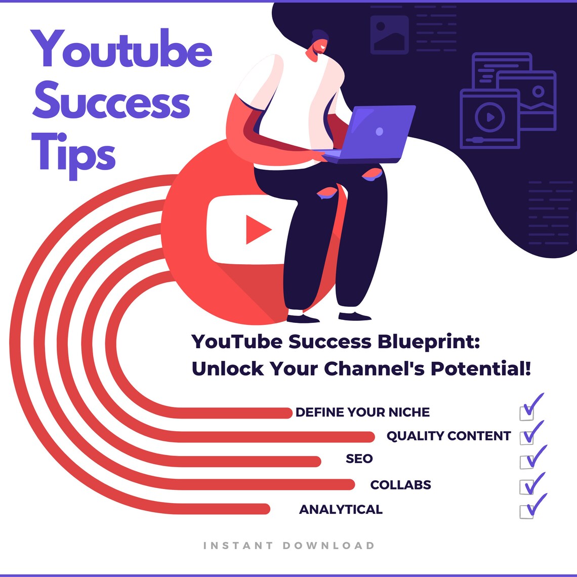 Youtube Success Tips , Pdf Instant Download How to Be Successful on ...