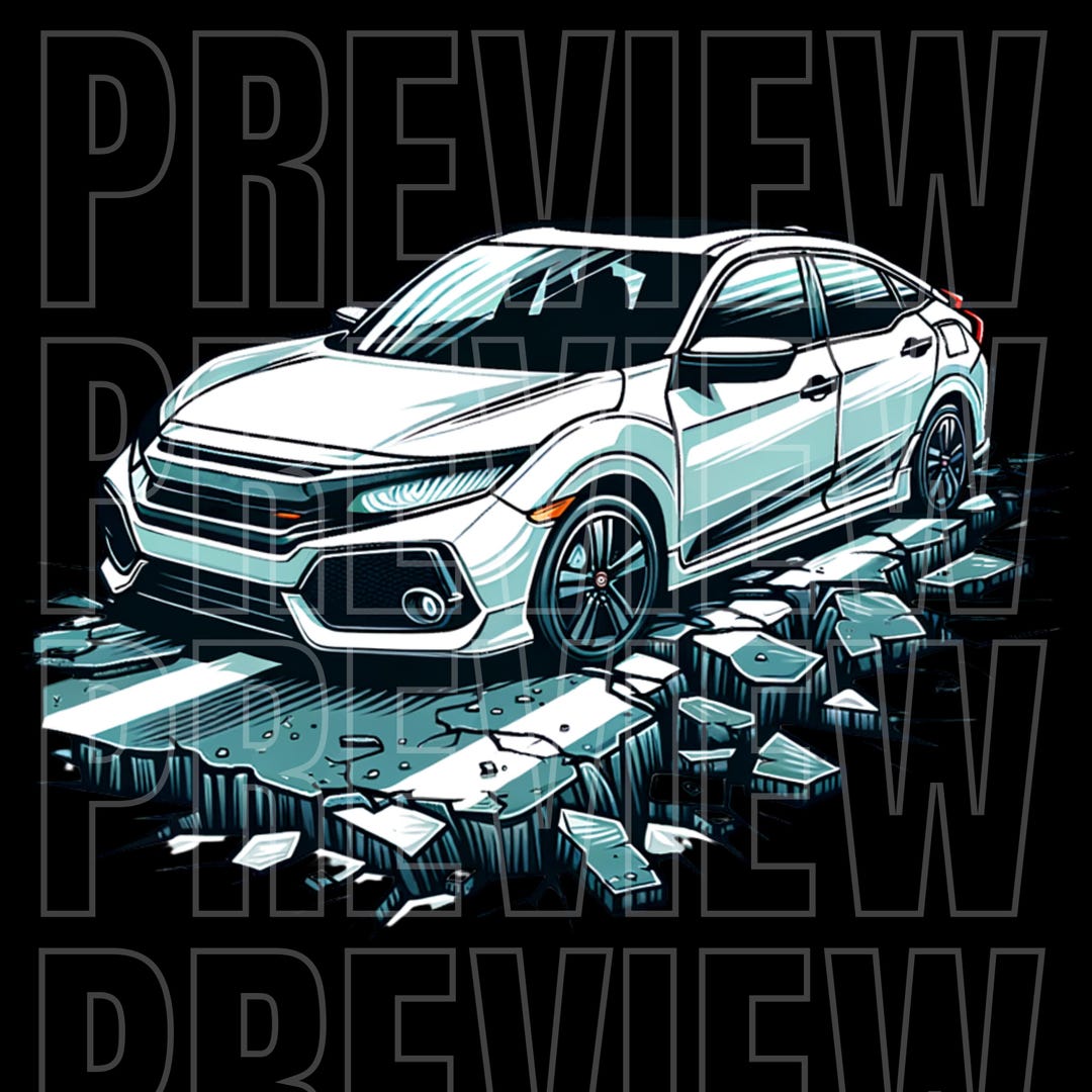 Civic JDM Imports, Digital Art, Mockups, Digital Download, PNG ...