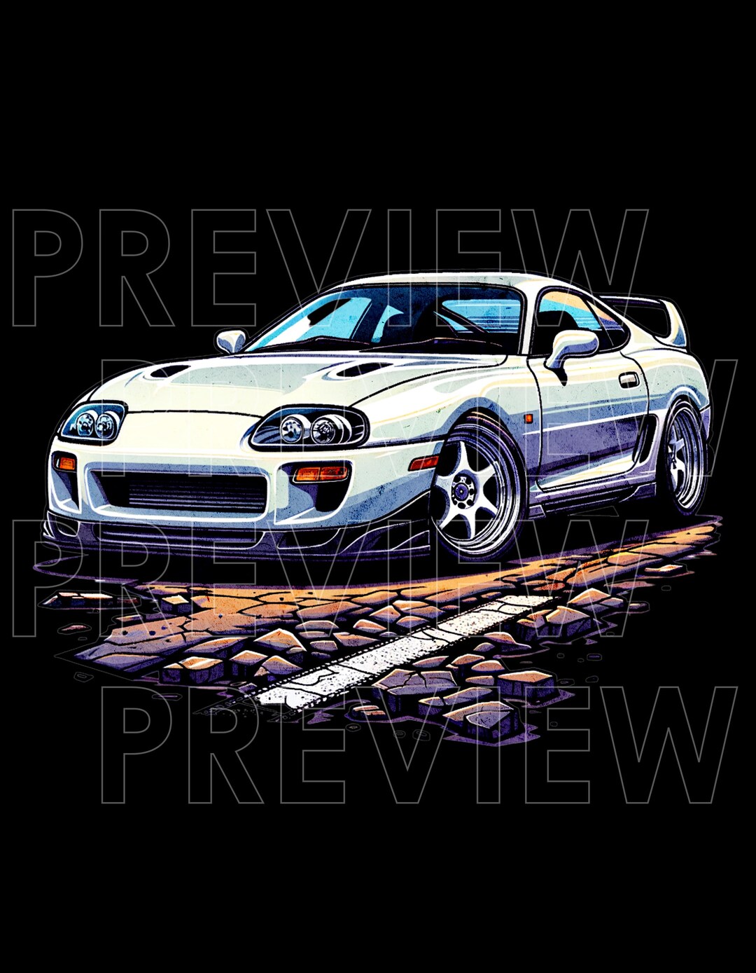 Supra MK4 Jdm Imports Digital Art, Mockups, Digital Download, PNG ...