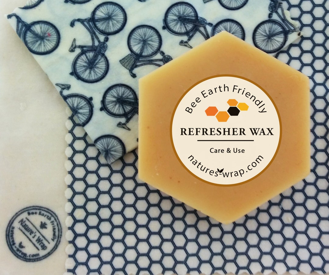 Beeswax Wrap Refresher Bar: DIY Food Wrap Recipe (90g) - Etsy