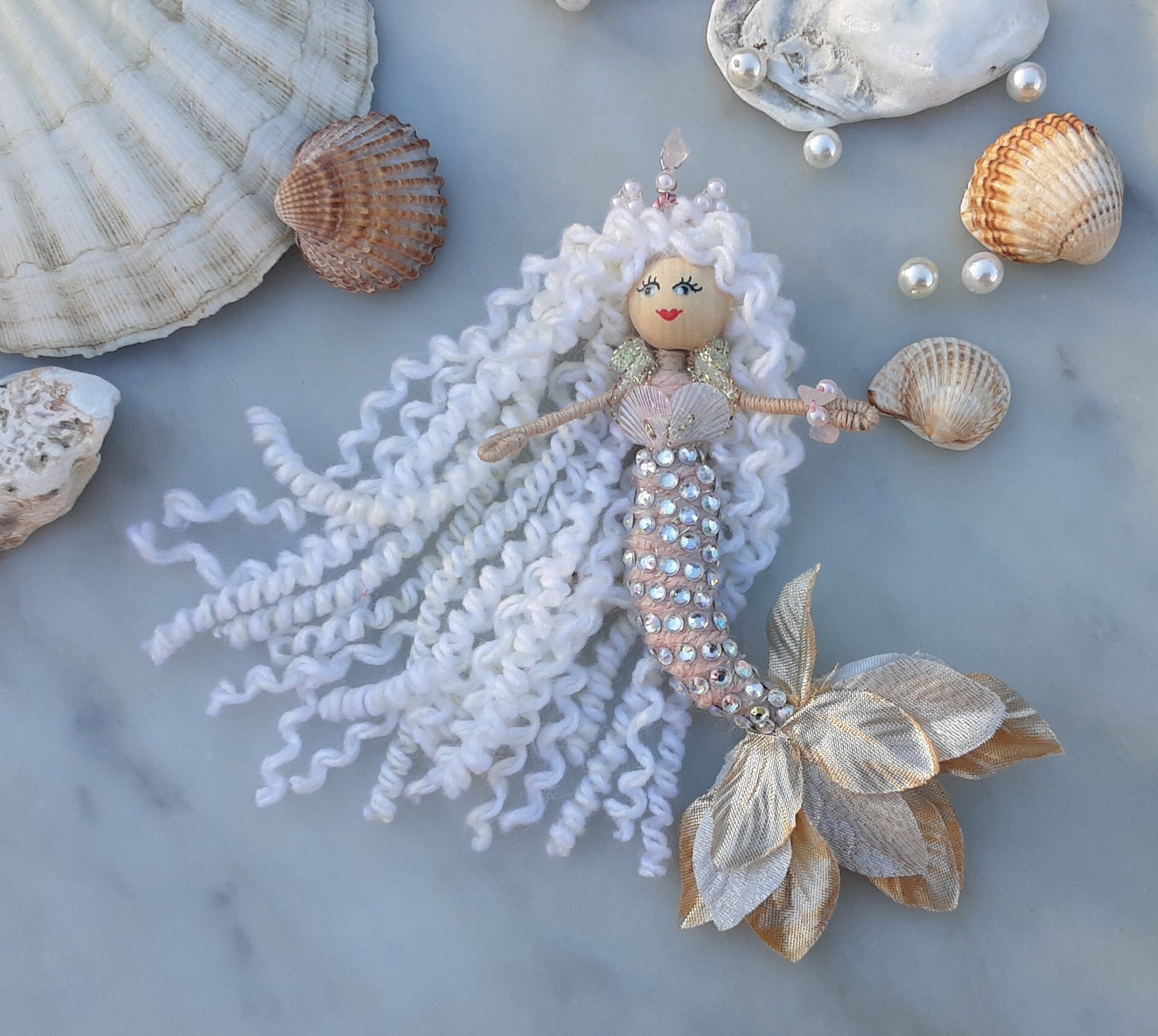 Mermaid Fairy Doll, Hanging Mermaid Gift, Bendy Mermaid Doll ...