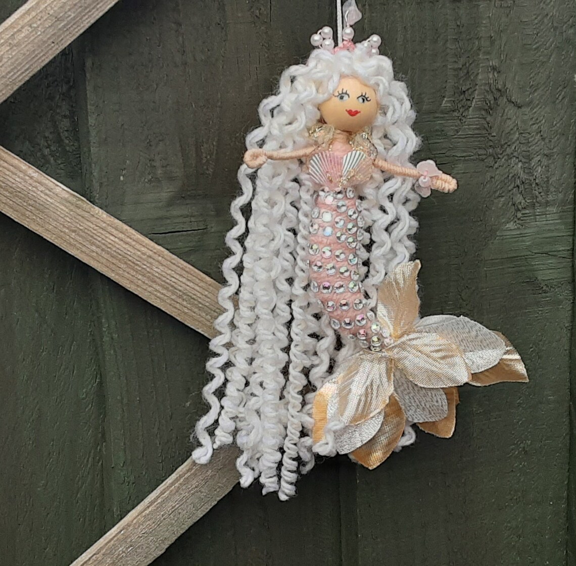 Mermaid Fairy Doll, Hanging Mermaid Gift, Bendy Mermaid Doll ...