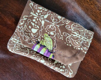 Cotton Fabric Washable Compact Wallet - Etsy