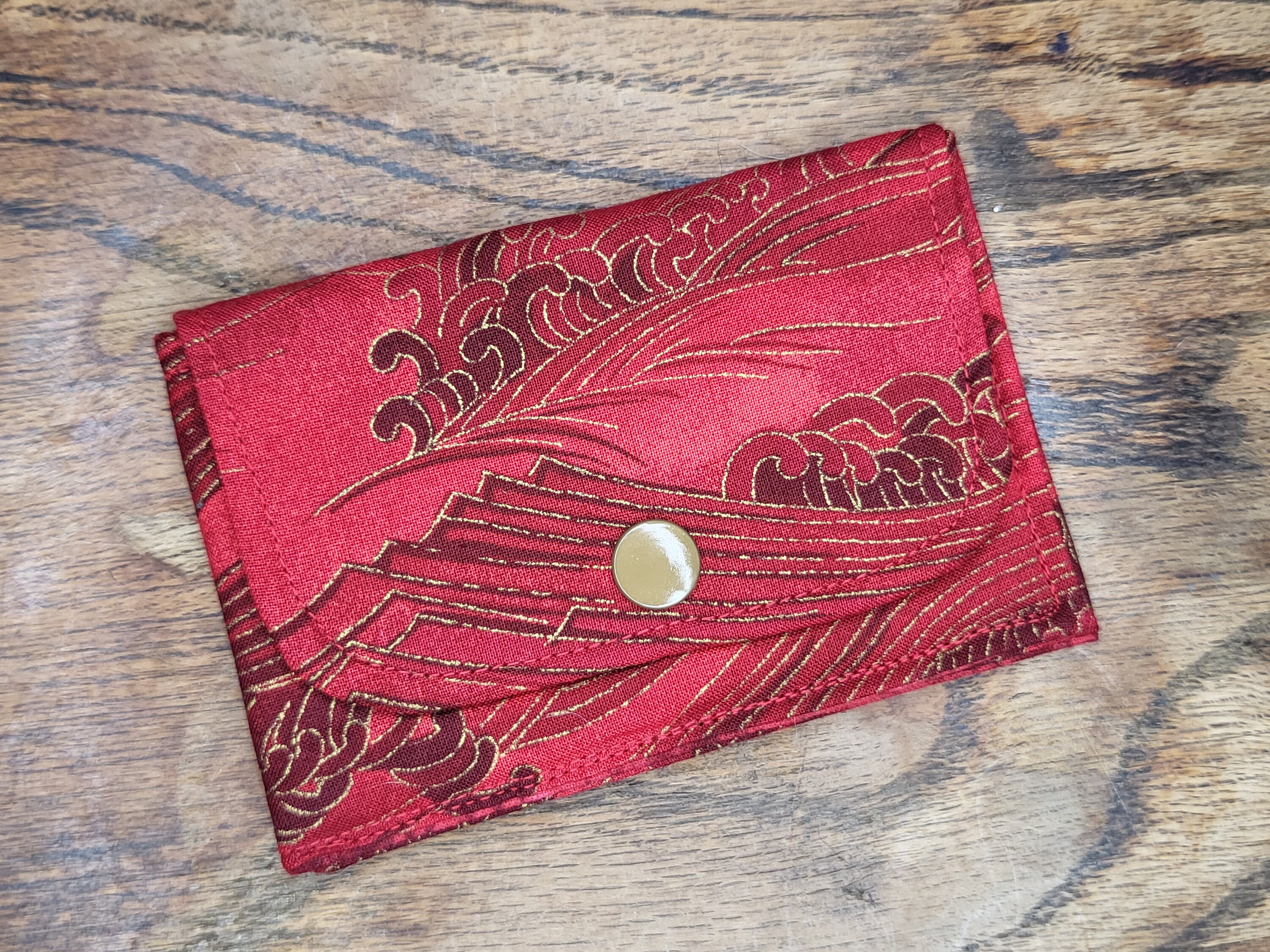 Cotton Fabric Washable Compact Wallet - Etsy