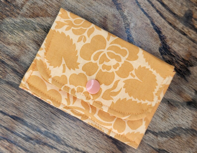 Cotton Washable Compact Cute Wallet - Etsy