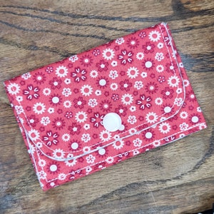 Cotton Fabric Washable Compact Wallet - Etsy