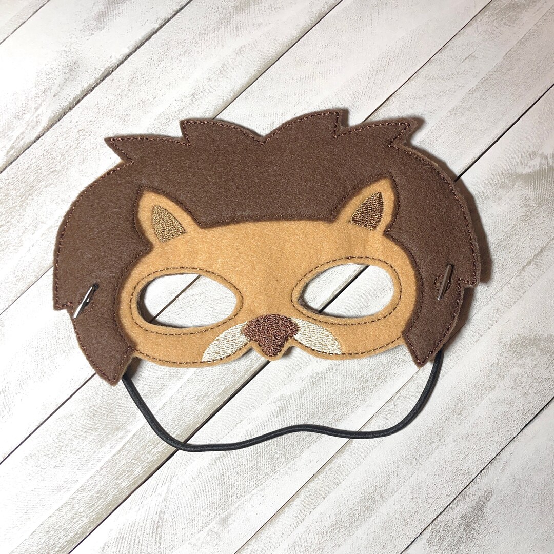 Lion Mask, Felt Kids Mask, Costume Dress up Halloween, Costume Mask ...