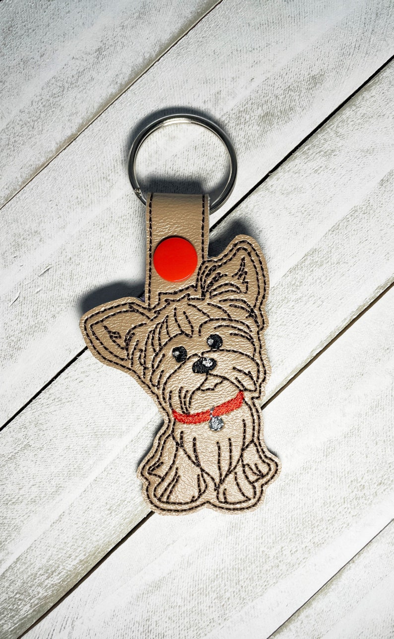 Yorkshire Terrier Keychain / Yorkie Vinyl Keychain / Yorkshire Terrier ...