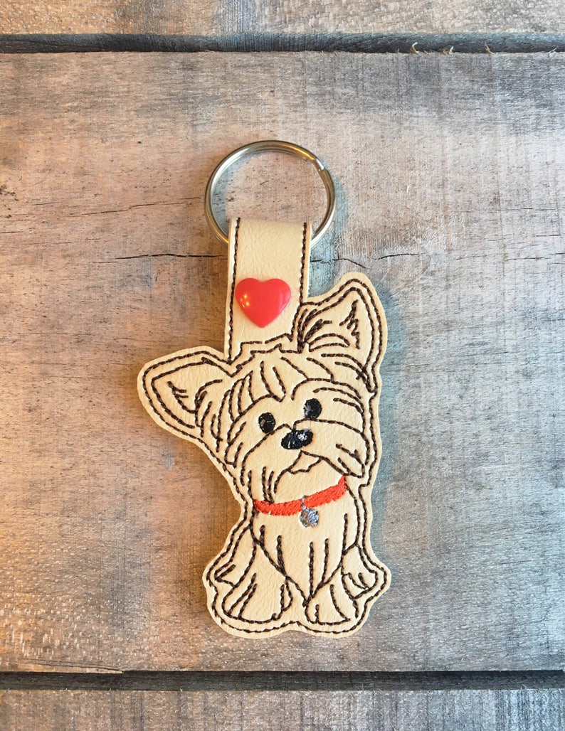 Yorkshire Terrier Keychain / Yorkie vinyl keychain / Yorkshire | Etsy