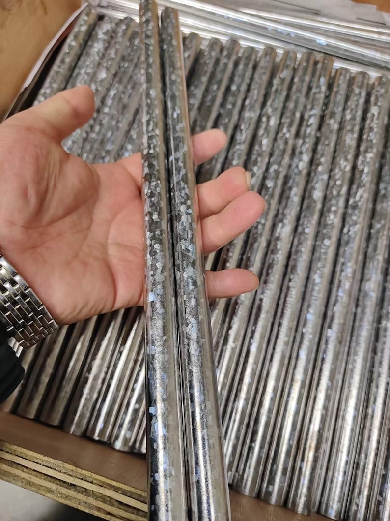 Crystalized Grade 5 Titanium Alloy Round Rod, 16mm/30mm Diameter - Etsy