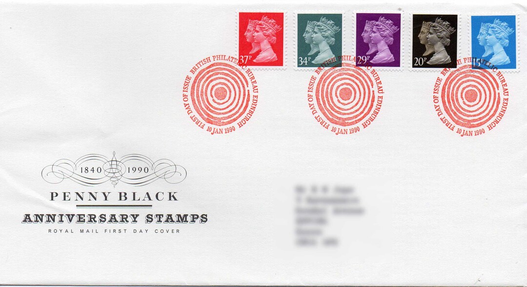 Penny Black Anniversary Stamps First Day Cover - Etsy
