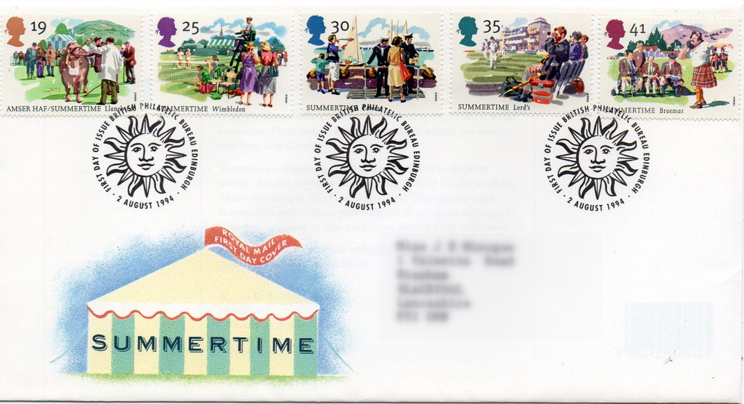 The Four Seasons: Summertime First Day Cover - Etsy