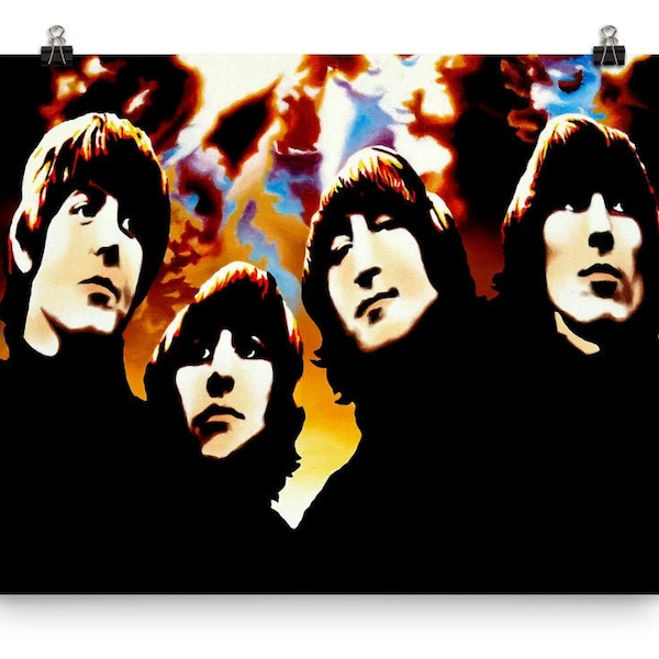The Beatles Rubber Soul Poster - Etsy