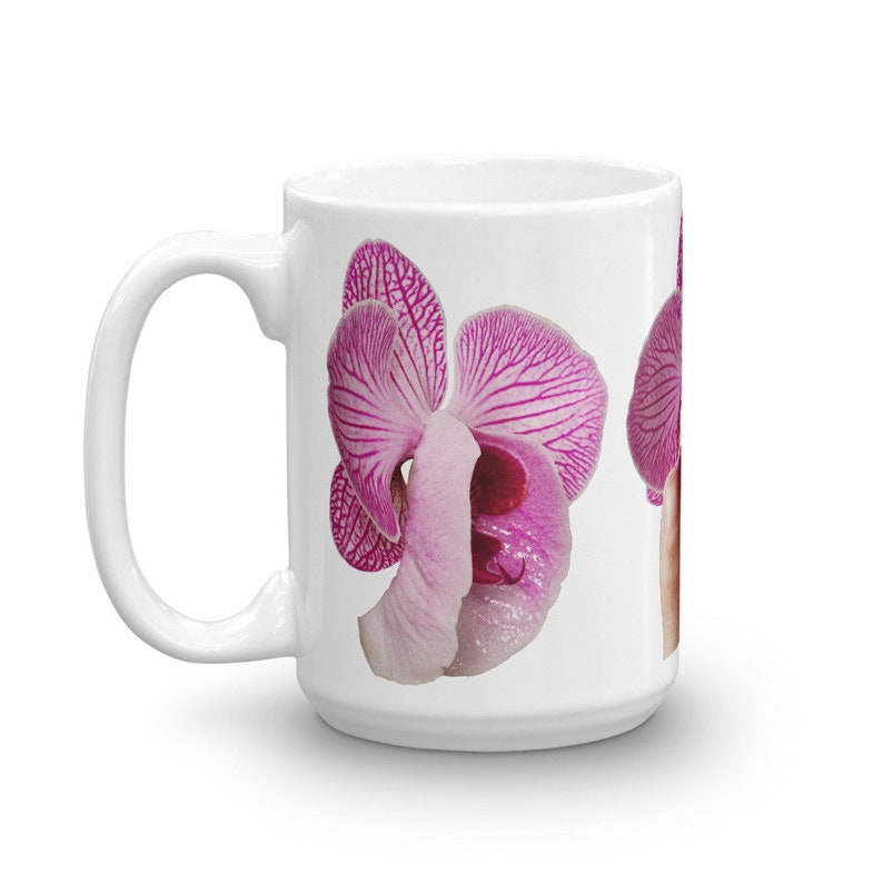 Vonflora Eroflower Moth Orchid Coffee Mug Suggestive Flower - Etsy