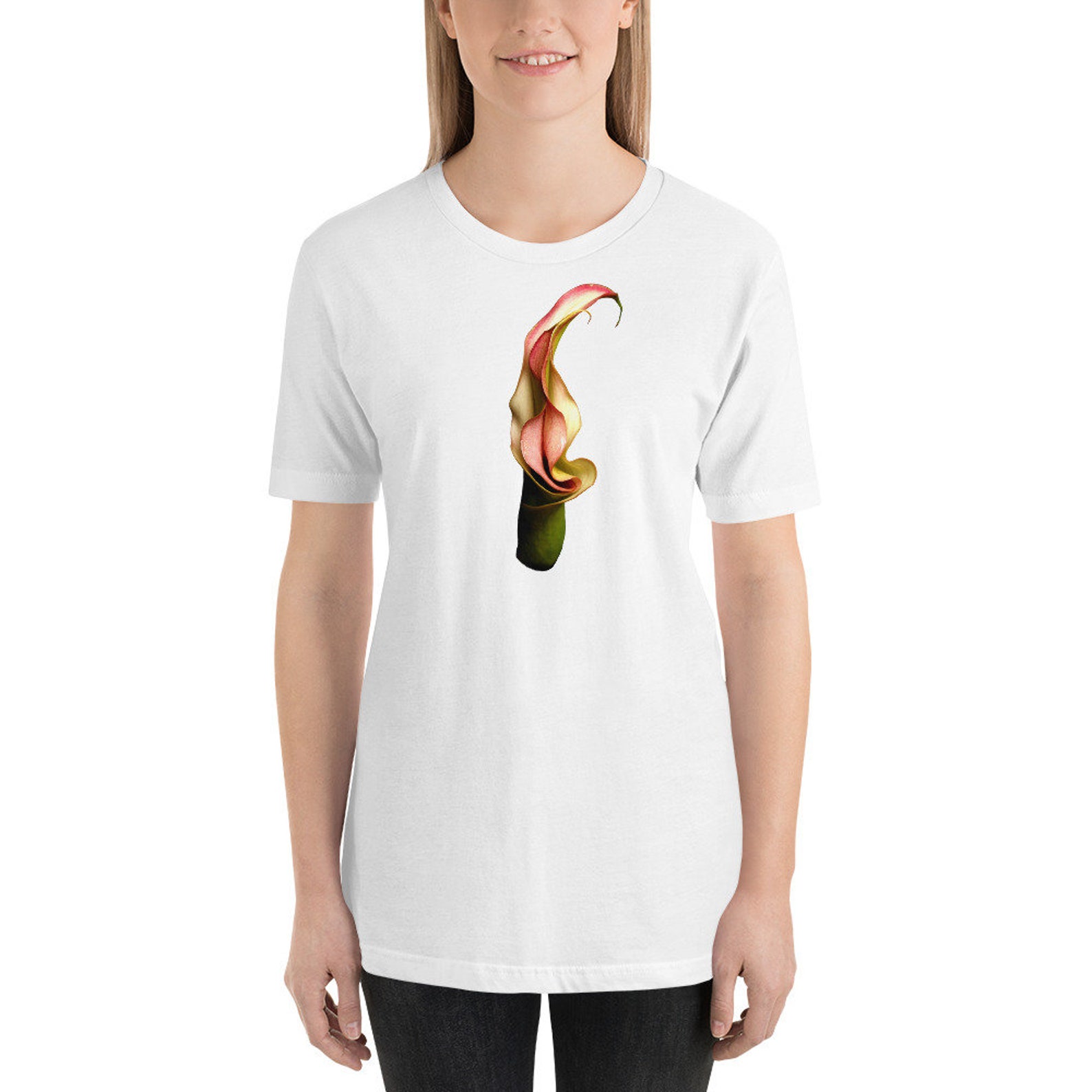 Vonflora Eroflower Unisex Calla Lily T-shirt Suggestive Flower - Etsy