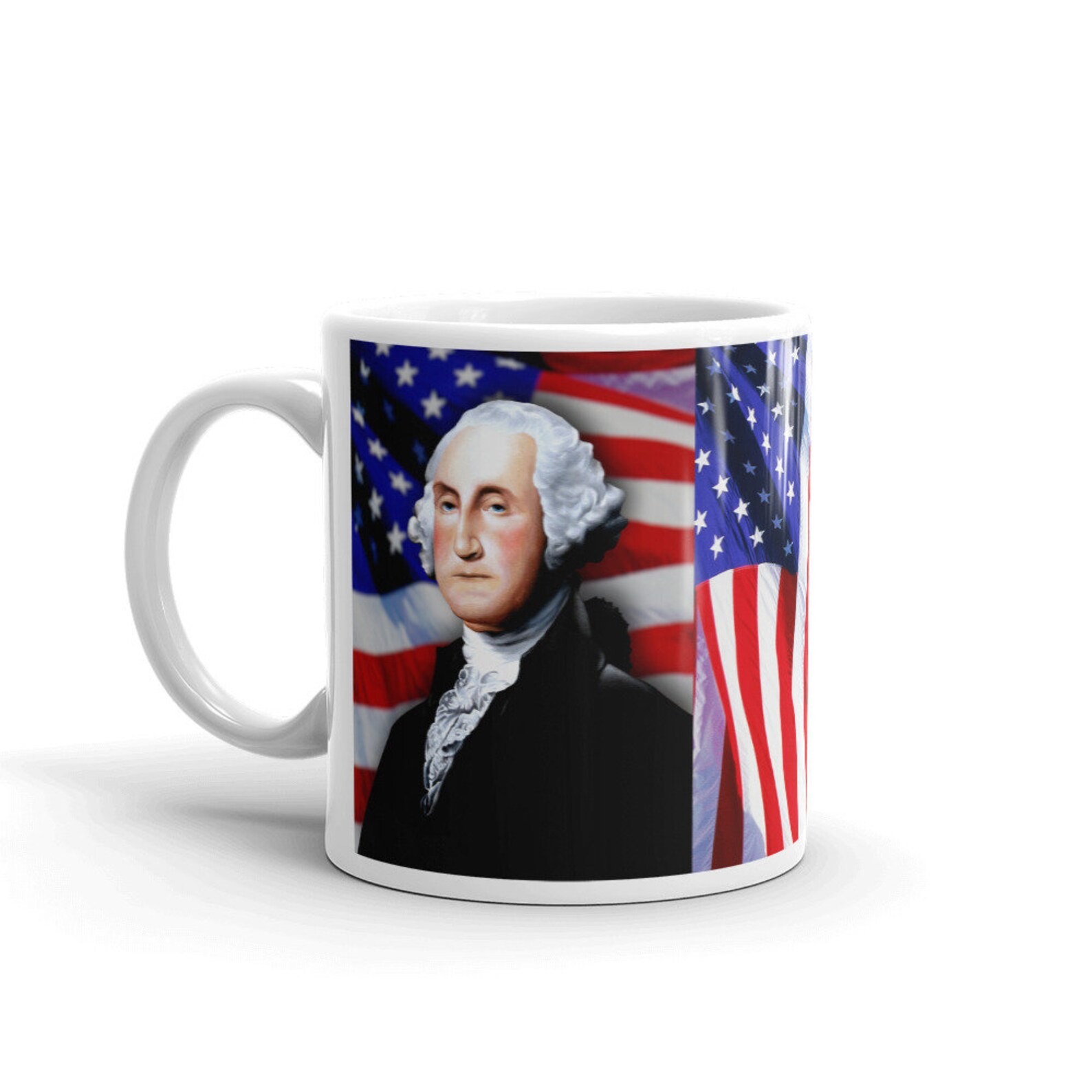 George Washington Mug US Flag Patriotic Mug American Flag Mug - Etsy