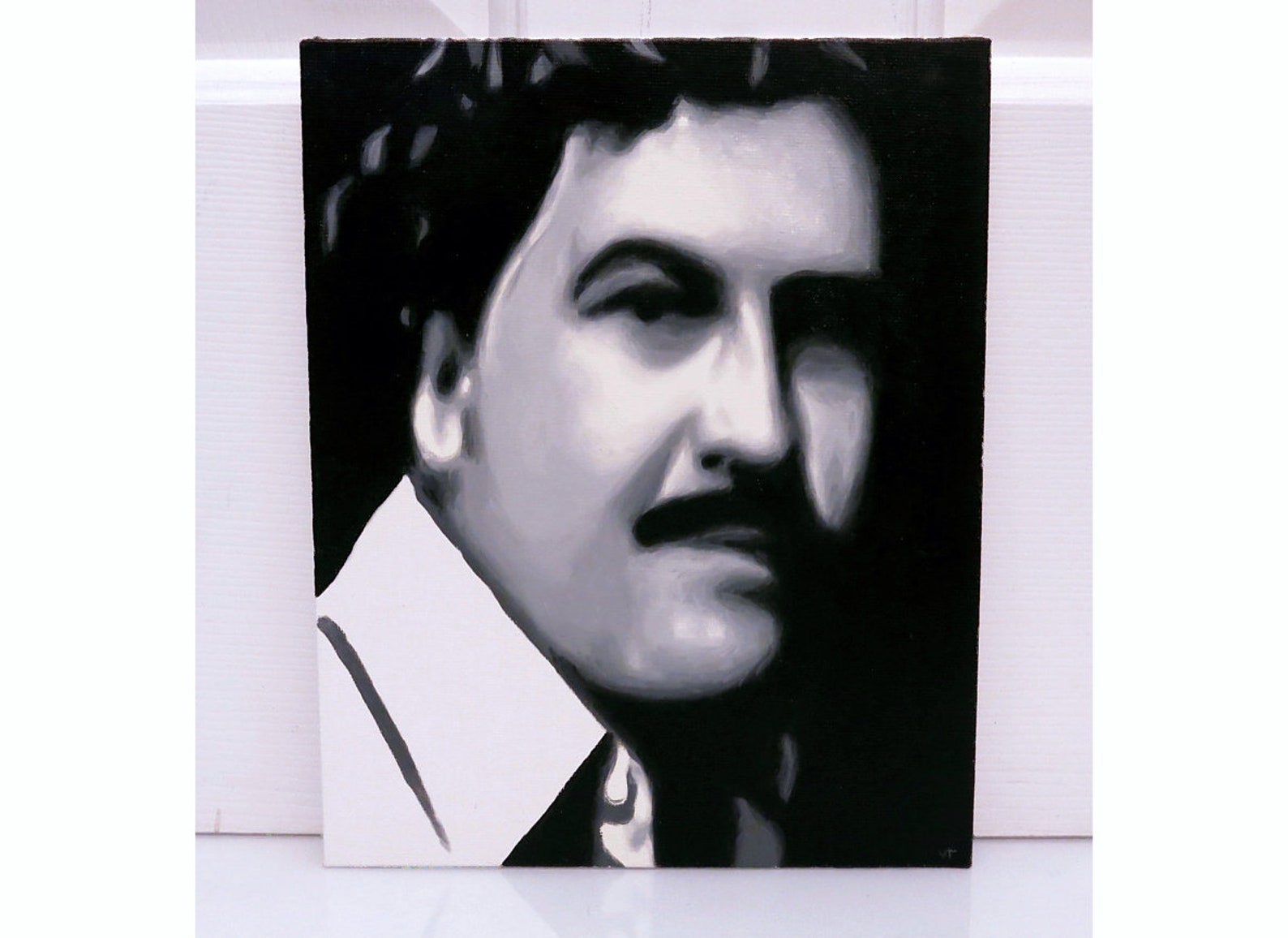 8 X 10 Pablo Escobar Painting Pablo Escobar Art Pablo Escobar Artwork ...