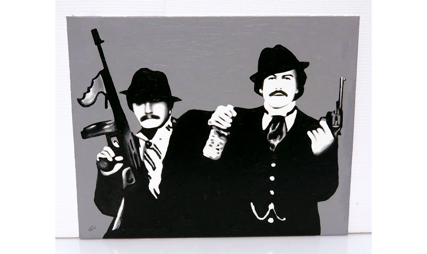 Buy 8 X 10 Pablo Escobar Posing as Al Capone Pablo Escobar Painting ...
