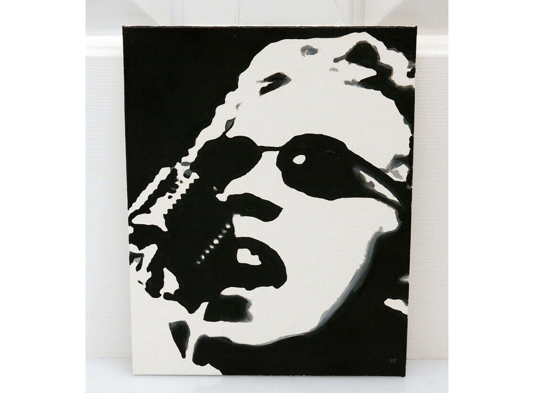 8 X 10 Sex Pistols Johnny Rotten Painting Johnny Rotten Art Johnny ...