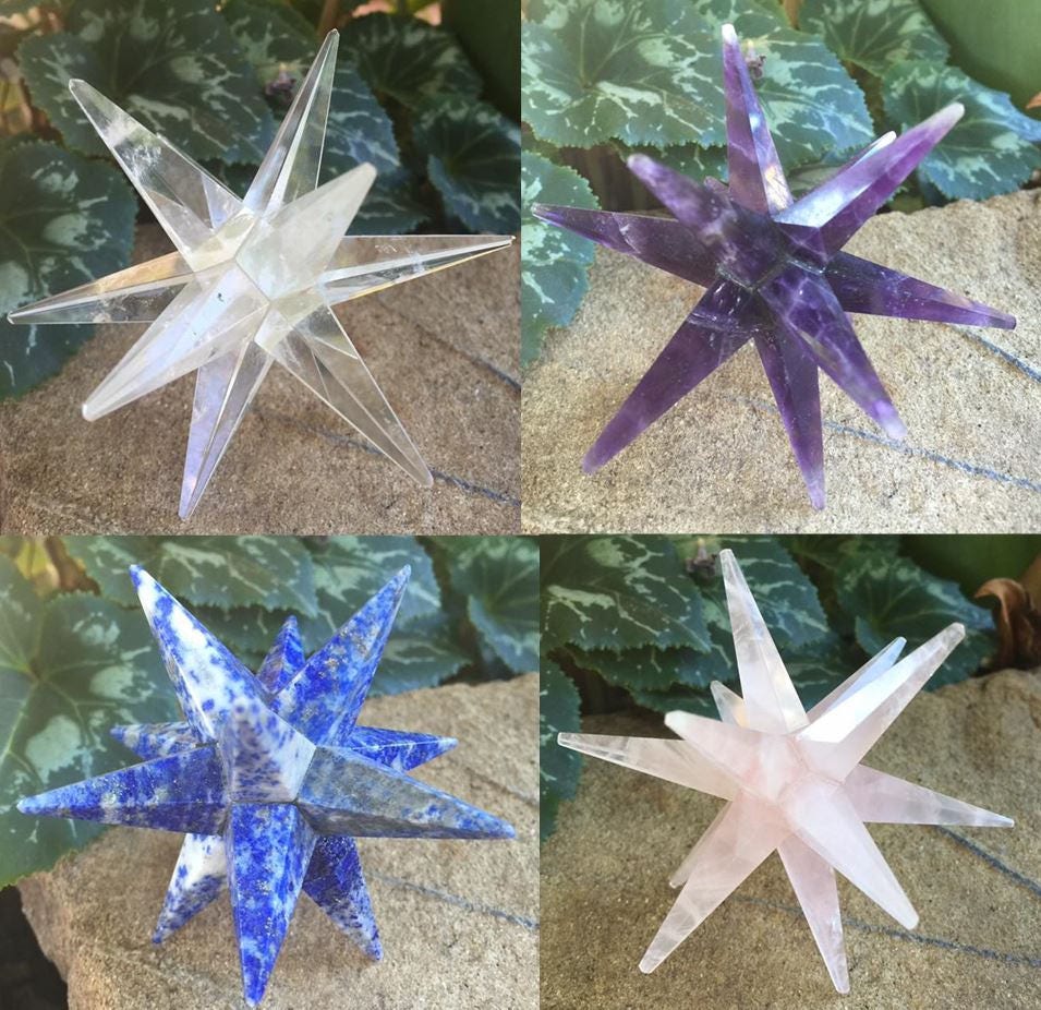 12 Pointed Healing Stars - Etsy