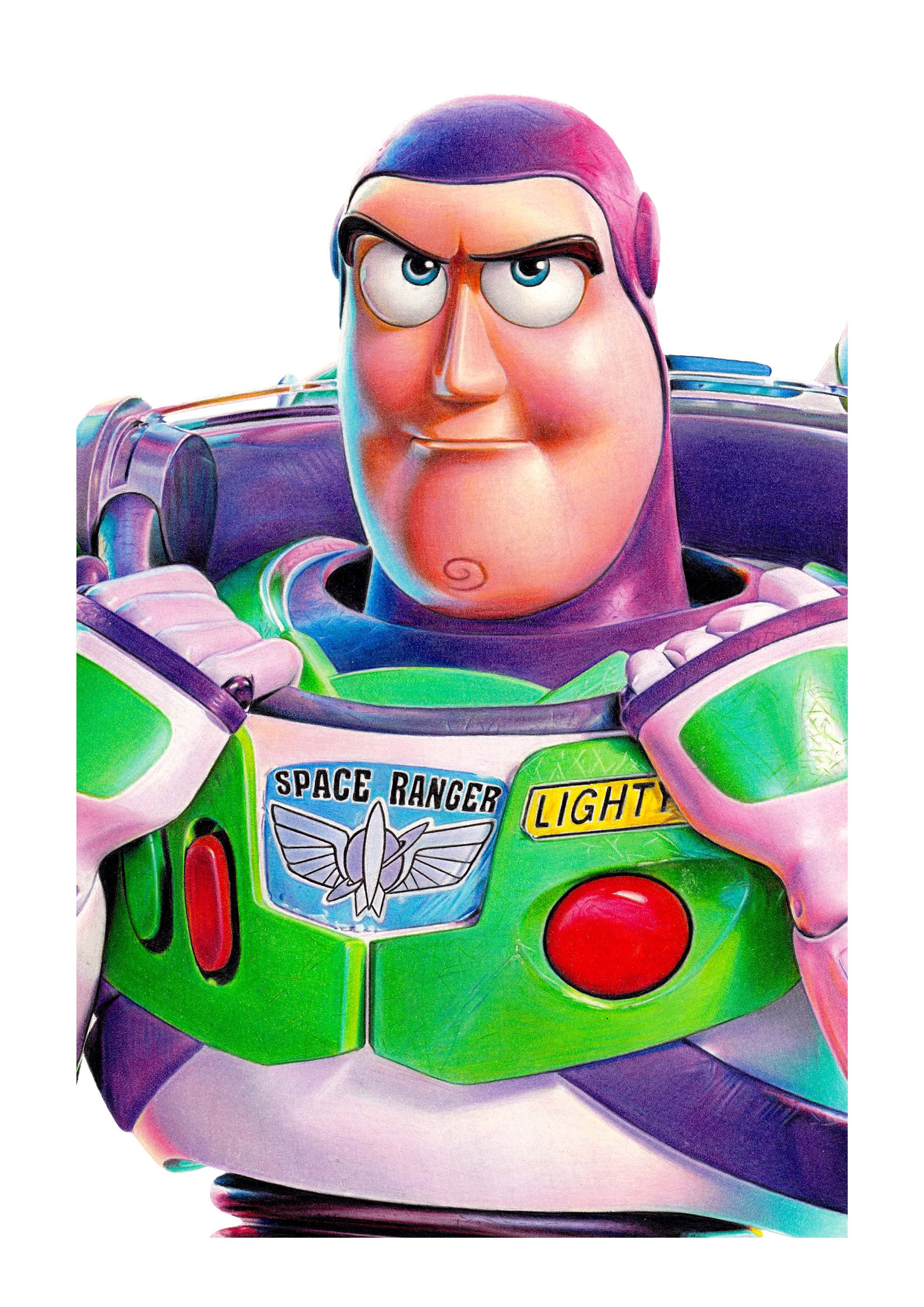 Buzz Lightyear Fine Art Print Wall Art Home Decor Birthday Gift for Him ...