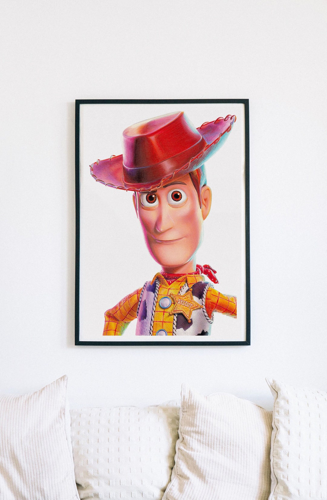 Sheriff Woody Toy Story Fine Art Print Wall Art Home Decor Birthday ...